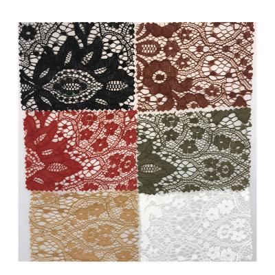 Cina L'oro legato con corde della guipure nigeriano merletta il tessuto materiale del pizzo del jacquard a 59 pollici in vendita