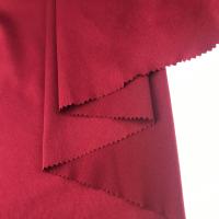 China 208gsm Solid Dyeing Polyester Fabric 77% Polyester 20% Rayon 3 % Spandex for sale