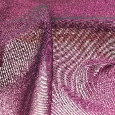 China De gestreepte Stof van de het Lovertjestof 110-150gsm Lurex Jersey van Elastane Metaal voor Rok Te koop
