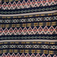 China Custom Digital Block Geometric Printed Woven Fabrics 150cm Width for sale