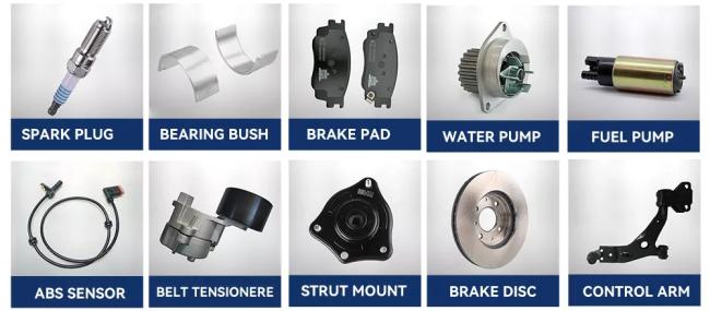 Timing Chain Kit components arranged