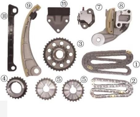 Quality Ford Ranger Timing Chain Kit OEM Mazda 6 Timing Chain Kit 130283XN0A for sale
