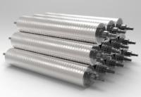 China Hard Anodized Aluminum Guide Roller with web guide control system for sale