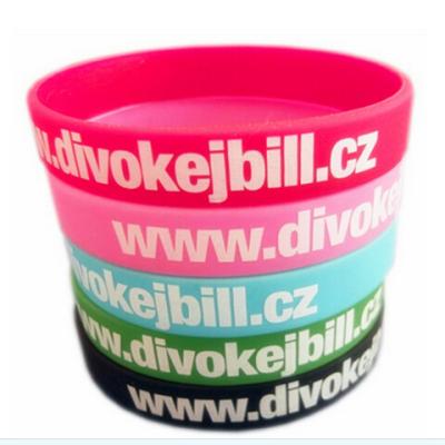 China Pulseras personalizadas de la goma de silicona en venta