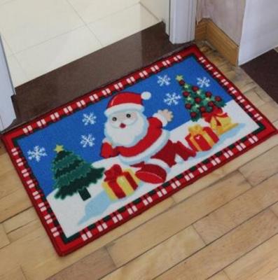 China Estera anti del piso del baño del resbalón de la feliz Navidad en el material de nylon, el mejor regalo para los niños, tamaño los 40*60CM en venta