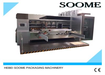 China Large Capacity Flexo Printer Slotter Machine Water Based Printing High Overprint Accuracy for sale