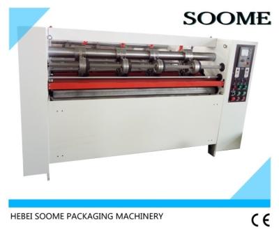 China Manual Feeding Function Thin Blade Slitter Scorer Machine  Cutting Corrugated Steel Blade for sale