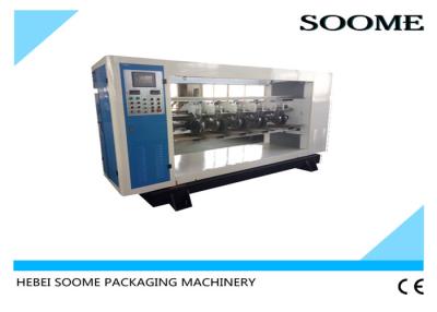 China Energy Saving Thin Blade Slitter Scorer With Inverter , Creasing Cardboard Cutting Machine for sale