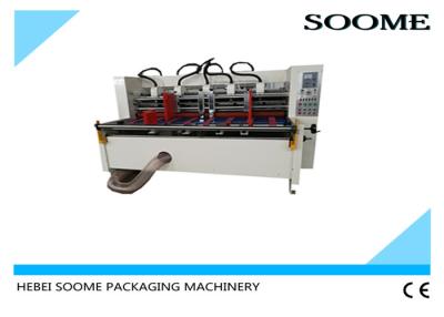 China Corrugated Sheets Slitting Creasing Machine Electrical Thin Blade Slitter Scorer With Stacker for sale