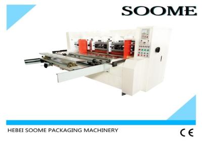 China Auto Thin Blade Slitter Scorer Machine / 2200mm Electrical Moving Lead Edge Feeder for sale