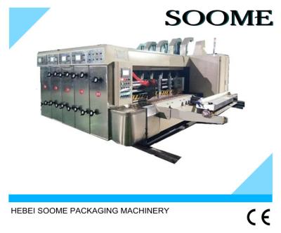 China Water Based Flexo Printer Slotter Die Cutter Machine With 20CrMnTi Quality Steel for sale