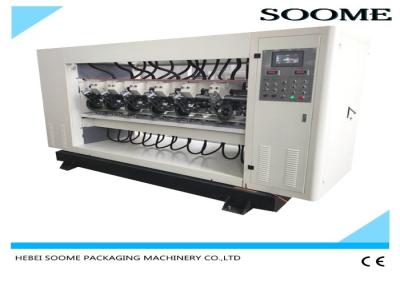 China Up And Down Lift Type Slitter Scorer Machine For Cutting Corrugated Box PLC Controlled for sale