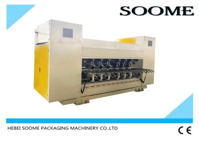 China NC Computer Control Thin Blade Slitter Scorer Machine For Packaging Paper Box 12 Months Warranty for sale
