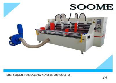 China Automatic Feeder Paper Slitter Scorer Cutting Corrugated Machine 3200 Mm 380 V 440 V for sale