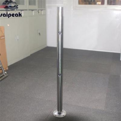 China OEM Monitoring support metal pole stainless steel bracket for sale