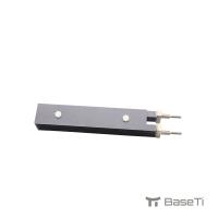 China Titanium Anode Plate Titanium Electrode Electrolytic For Sodium Hypochlorite Generator for sale
