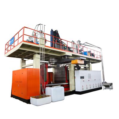China 220L Three Layers Double L-Ring Drum Blow Molding Machine with 55/75/55kw Extruder Motor for sale