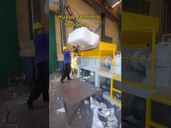 HYSJ-520 concasseur de recyclage avec machine de recyclage de matériaux de collecte de tourbillon