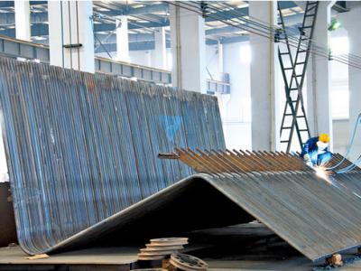 China Aço carbono elétrico à prova de fogo do painel de parede da água da caldeira à venda