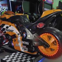 China Moto Bike Simulating Arcade Racing Game Machine With Multiple Players Linkable Function for sale