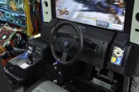 China Electric Racing Game Machine , Linkable Driving Simulator Arcade Machine for sale
