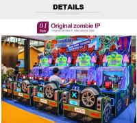 China Ball Shooting Video Zombie Arcade Machine For Double Players for sale