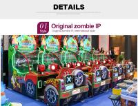 China Ball Shooting Video Zombie Arcade Machine For Double Players for sale