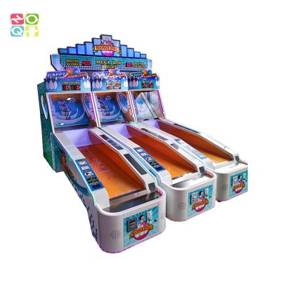 중국 재미있는 영역을 위한 게임 콘솔 3명의 플레이어 보너스 Skeeball 볼링 게임 기계 판매용