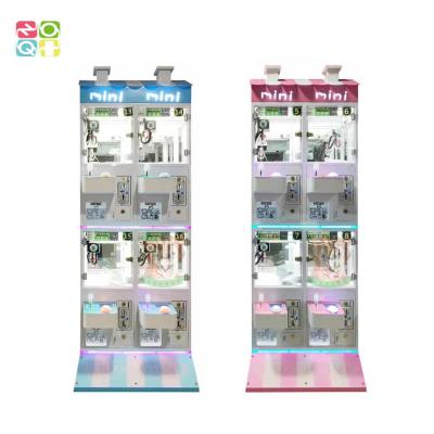 China Four Player Claw Crane Machine Arcade Game With Bill Acceptor Debit Card Reader for sale