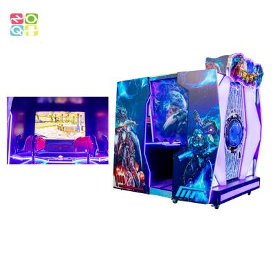 Китай 4D Aliens Swarm Shooting Arcade Game 2 Player Большая симуляторная машина для стрельбы продается