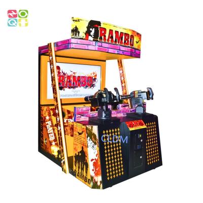 Китай FEC Монета управляемая Рэмбо 2 игрок стрельба игра аркада машина с 55-дюймовым ЖК продается