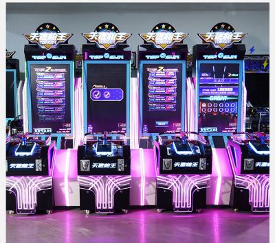 Китай Arcade Coin Operated Gun Shooting Machine Top Gun 50' LCD Симулятор игры продается
