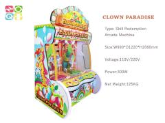 Clown paradise skill game arcade machine indoor amusement equipment