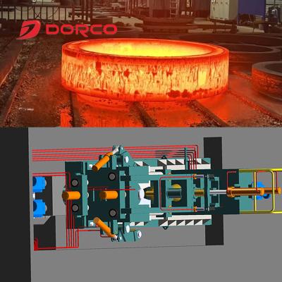 Cina Macchina orizzontale per laminazione ad anello idraulica pneumatica Serie D53KT in vendita