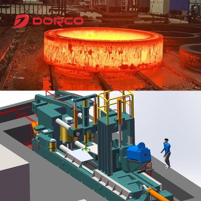 Cina D53KF Macchina Orizzontale CNC per Laminazione Anelli per Componenti Metallici in vendita