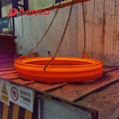 China CNC Horizontal Ring Rolling Machine with Electronic Handwheel Operation Water Cooling System and Overload Protection for sale