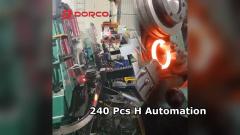 240 Pcs H Ring Rolling Machine Automation