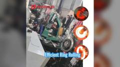 Small Footprint Ring Roller 5-10kg Forged Rings