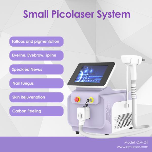 Quality Professional Picolaser Picosecond Laser Q Switched ND YAG Laser Portable Tattoo Removal Carbon Peeling ND YAG Laser Machine Q Switched Erase Remove Color Tattoo for sale