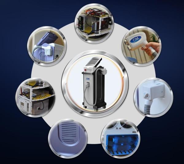 Quality Diode Laser+Alexandrite laser+Nd YAG Q swtiched Laser 3 in 1 laser System for sale