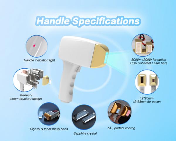 Quality New Professoinal Permanent 808nm Diode Laser Hair Removal Machine for sale