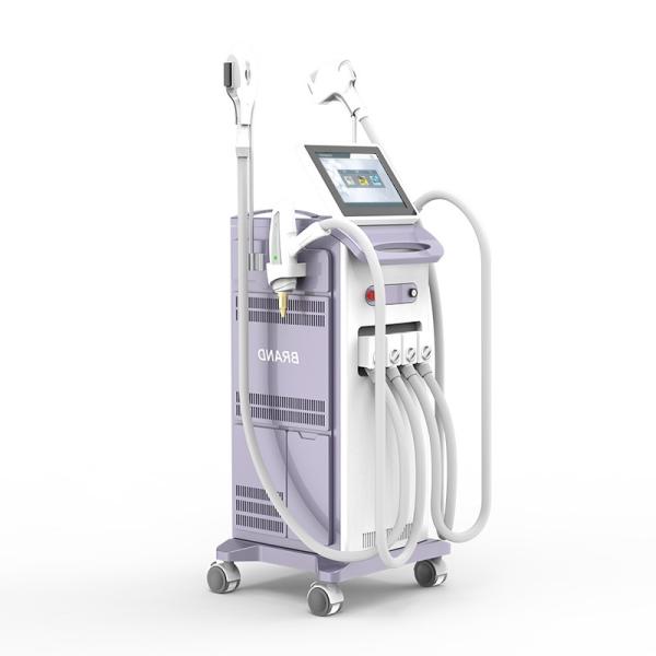 Quality 4 in 1 808nm Diode laser+IPL SHR E-light+Nd yag laser+RF all-around Laser system for sale