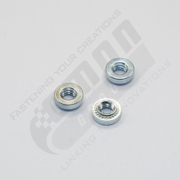 Quality Crimped Nut Fasteners S-M4-1 Self-Clinching Sheet Metal Threaded Inserts for sale