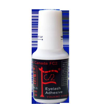 China FC2 10g 10#FE13 black low odorless individual waterproof eyelash extension glue for sale