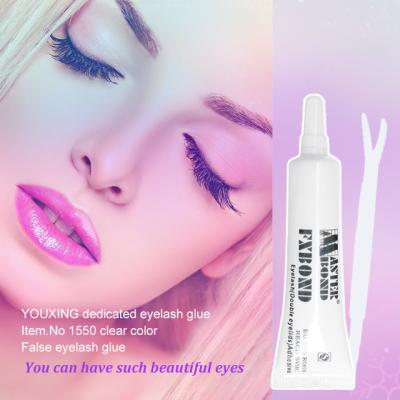 China 7g FC2 1550 False strip eyelash water-base clear glue eyelash extension glue make up kit for sale