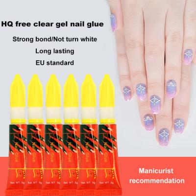 China 3g clear gel  Nail glue cyanoacrylate nail art for stick diamond/rhin stone for sale