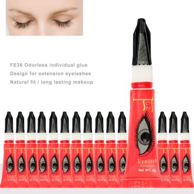 China FC2 3g FE36#12 black odorless individual waterproof eyelash extension glue for sale