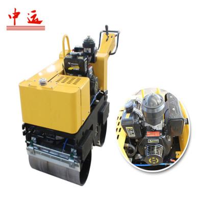 China New Walk Behind 800kg Mini Double Drum Vibratory Road Roller SVH50C for sale