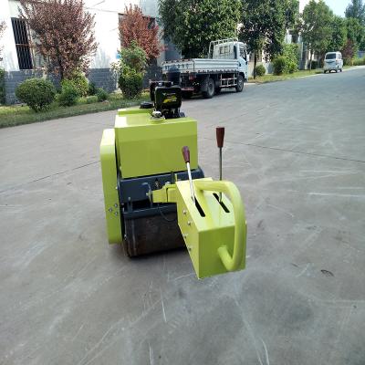 China 600kg mini double steel drum self-propelled vibratory road roller for sale for sale