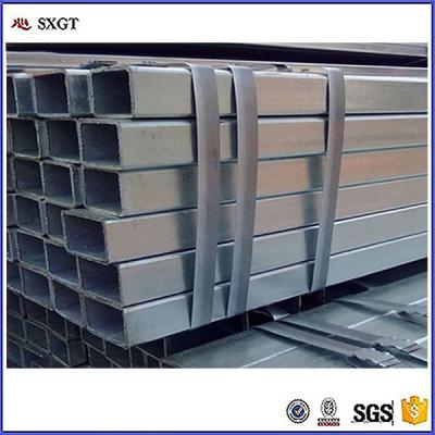 China top quality building galvanized rectangular GB Q235 steel tube for sale